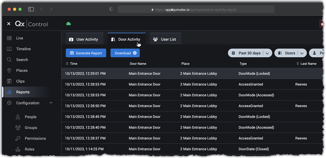 QxControl - Modern Video Surveillance and Access Control